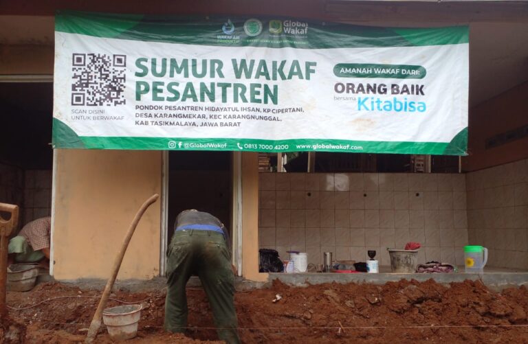 Global Wakaf-ACT Tasikmalaya, Hadirkan Sumur Wakaf di Pesantren Hidayatul Ihsan - Kabarindah.com